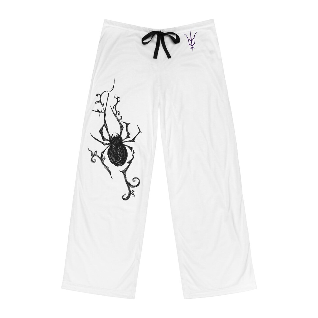 Men's Spider Pajama Pants: Artistic Lounge Wear - Etsy