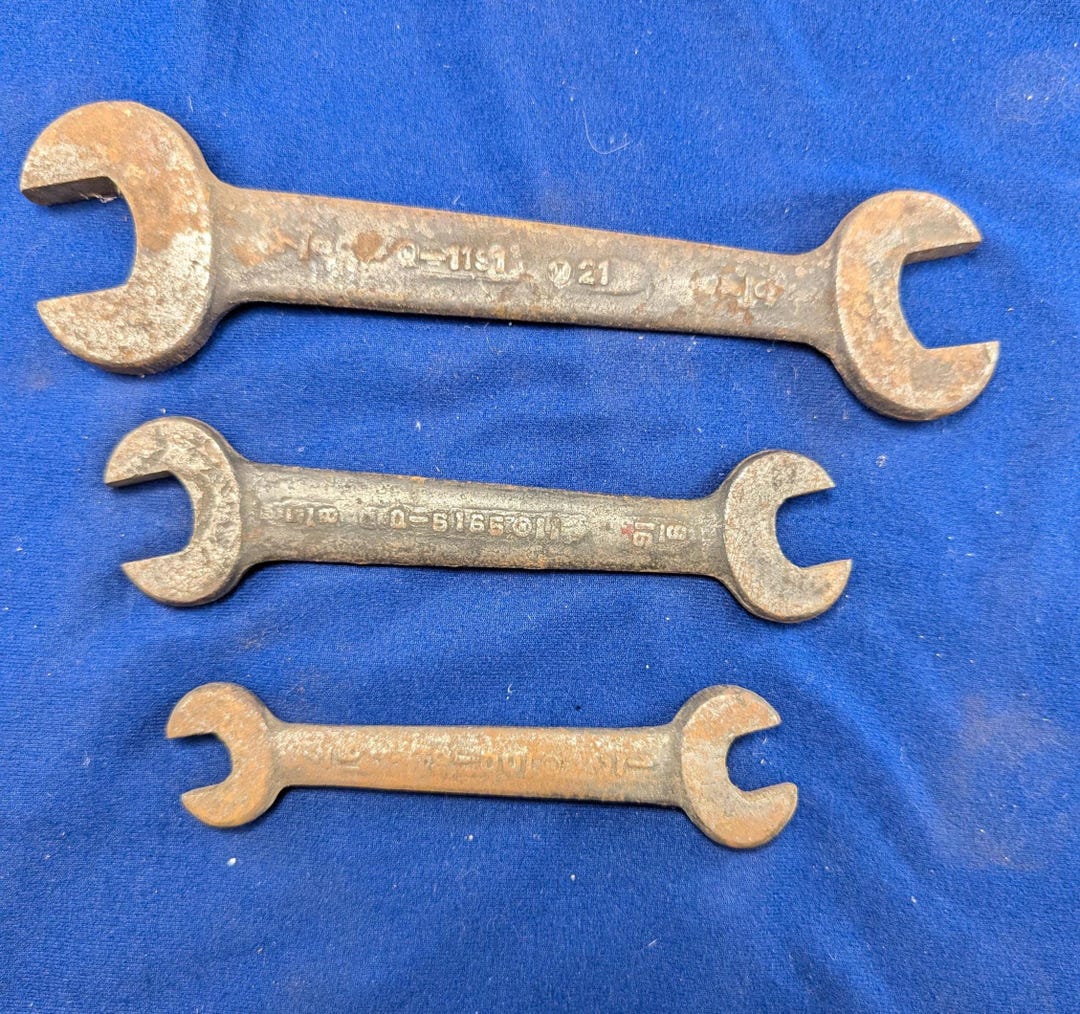 Vintage Wrench Set - Spanners - Mechanics Tools - Etsy