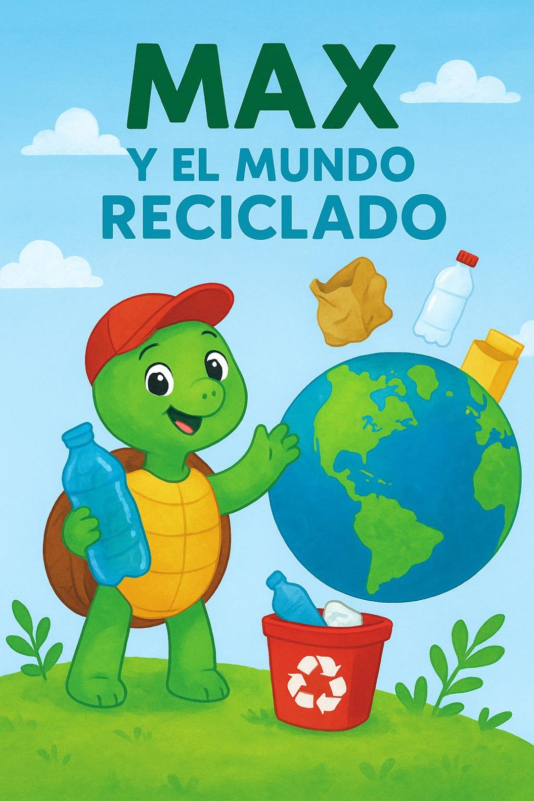 Children's Storybook About Max the Turtle and the Happy Planet - Etsy