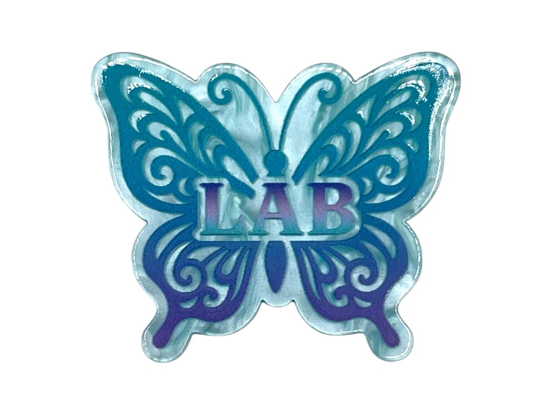 LAB Butterfly Wings Acrylic Flatback – Medical - Etsy