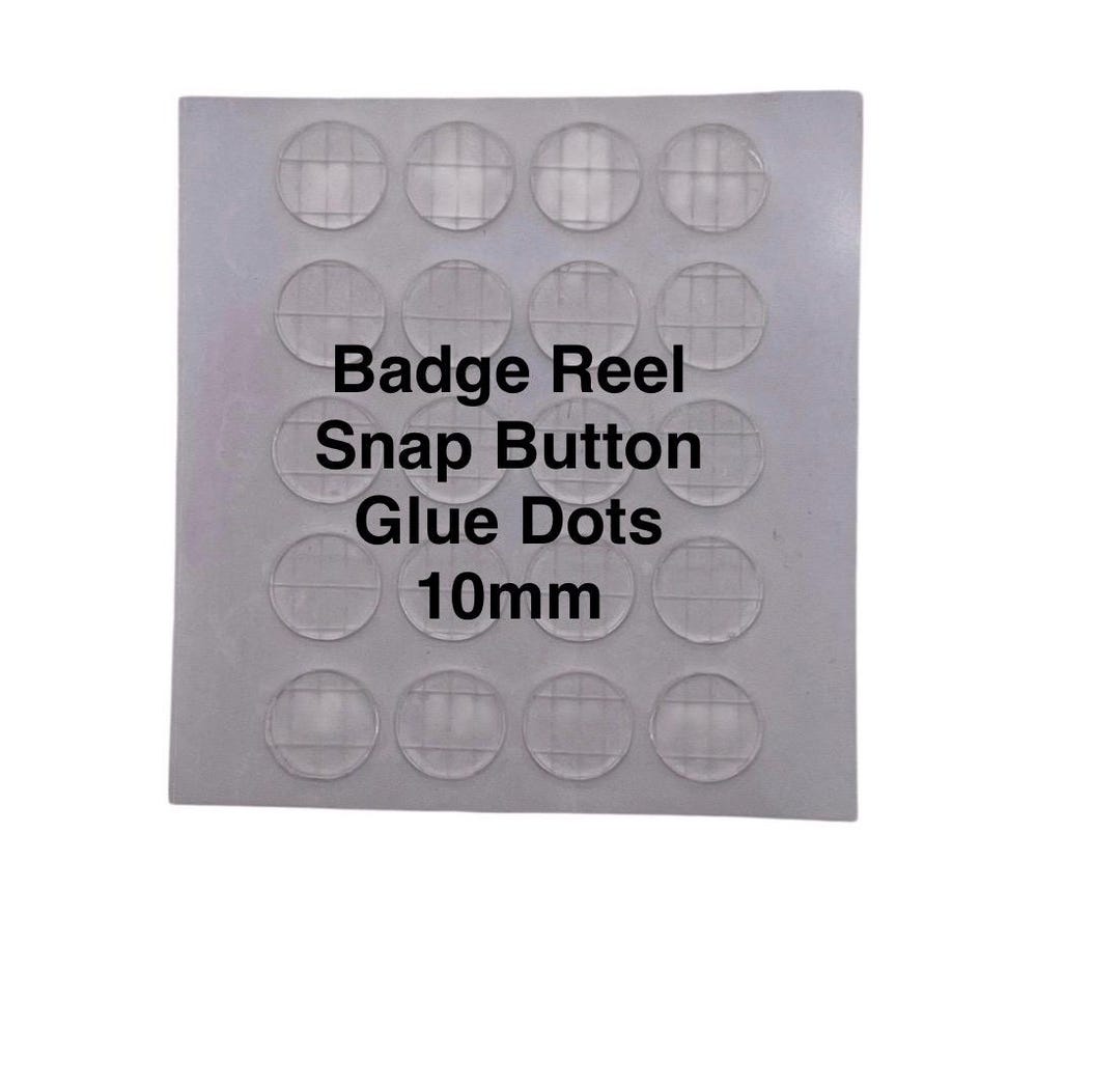 Extra-strong Permanent Glue Dots for Button Snap (10mm) – Pack of 20 ...