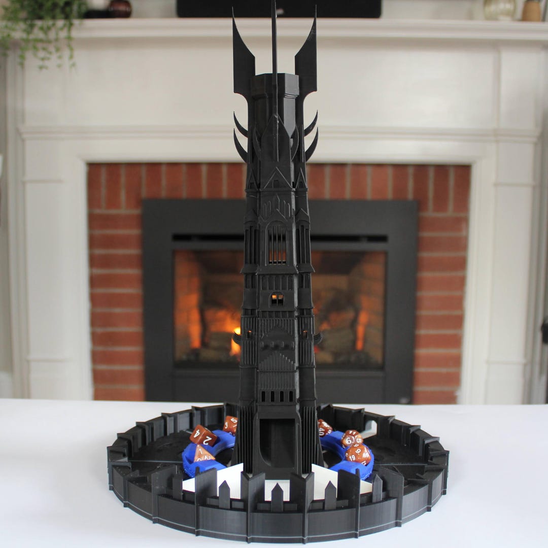 HUGE Lord of the Rings Isengard, Tower of Orthanc, Dungeons and Dragons ...