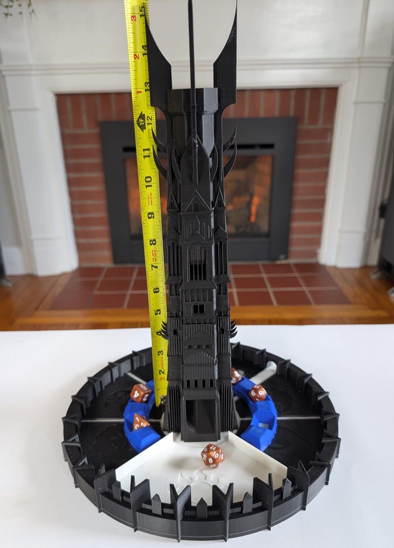 HUGE Lord of the Rings Isengard, Tower of Orthanc, Dungeons and Dragons ...