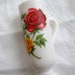 Avon White Milk Glass Mug, Coffee Mug, Red Roses, Yellow Roses, Flower ...