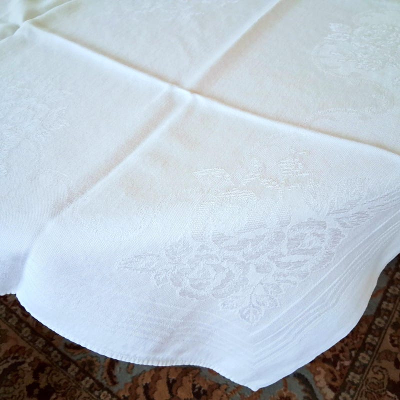 Damask Tablecloth - Etsy