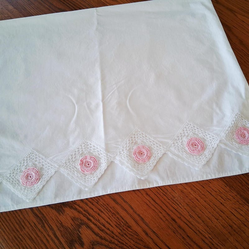 Pink Frilly Pillowcase - Etsy