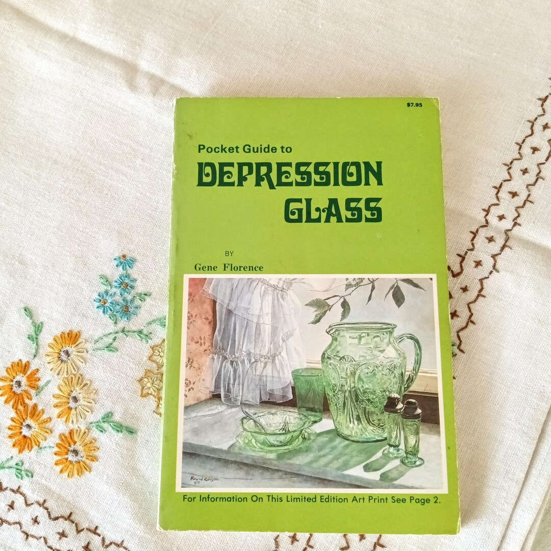 Pocket Guide to Depression Glass, Book, 1972, Gene Florence, Soft Cover ...