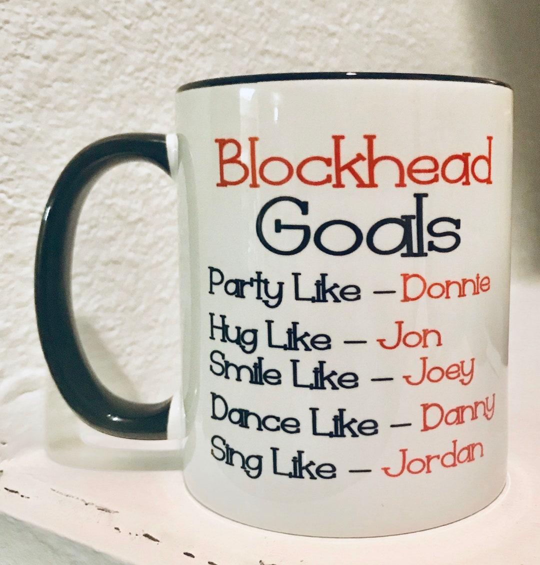 Blockhead Goals! New Kids Mug, Blockhead Coffee Mug. - Etsy