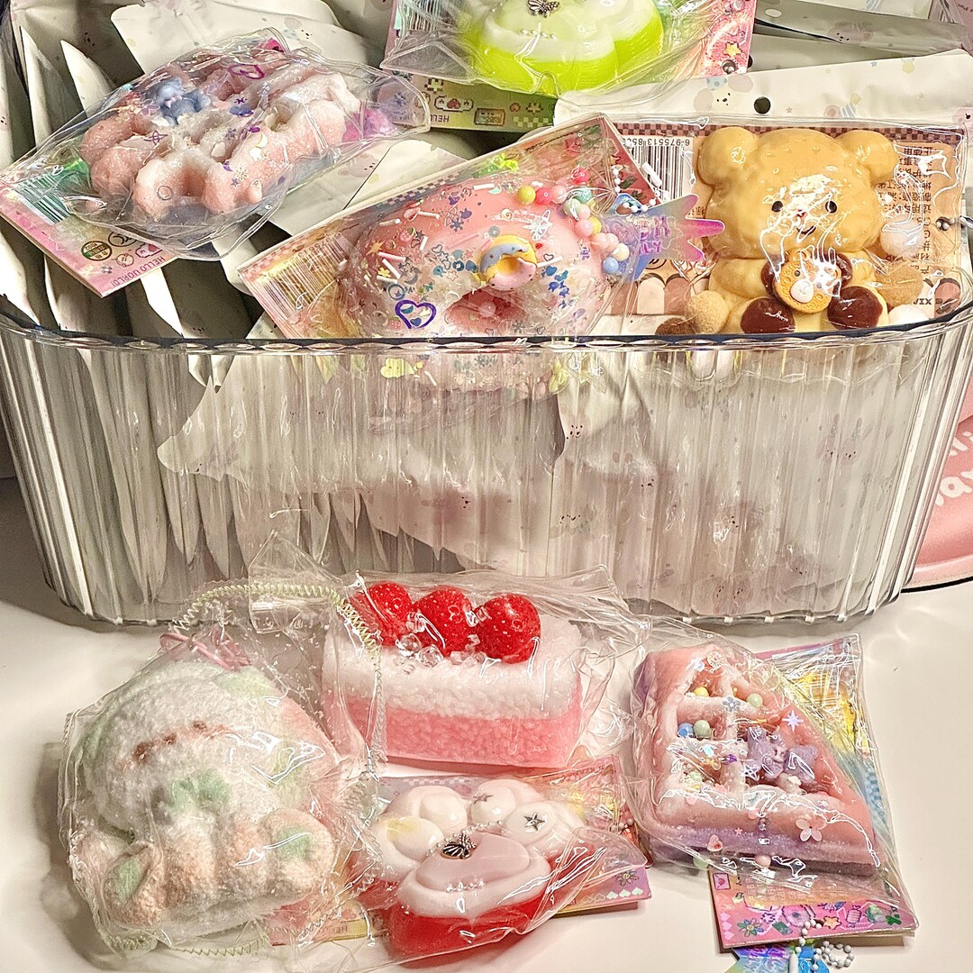 Kawaii Squishy Mystery Bag: Soft Stress Relief Toys - Surprise Gift ...