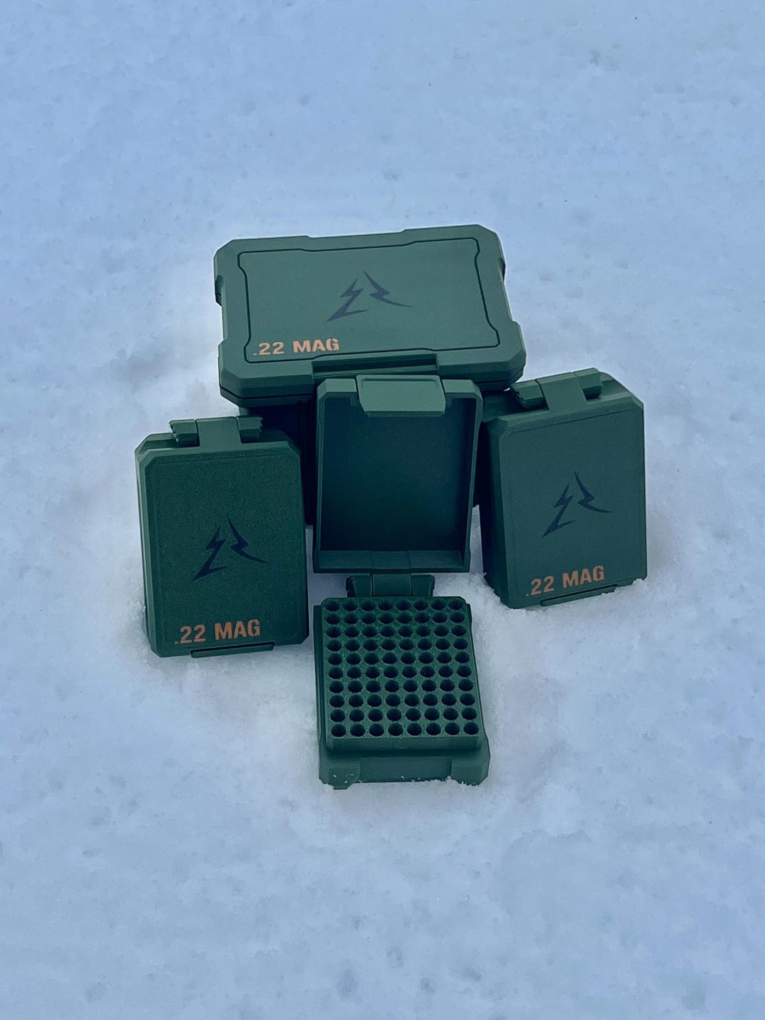 22 Mag Box and 3 X 80 Round Cases - Etsy