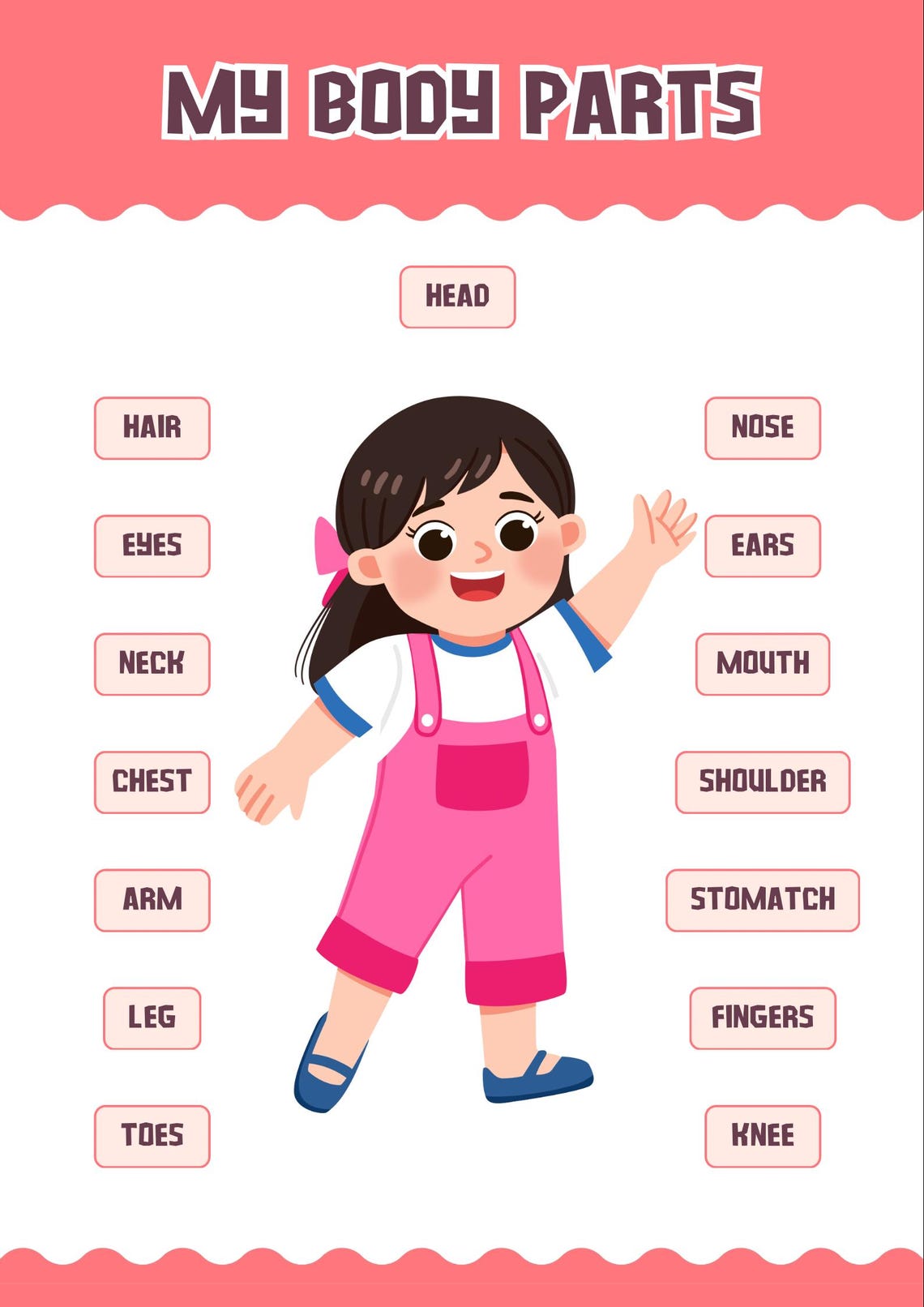 Printable Human Body for Kids | Learn Body Parts Activity ...