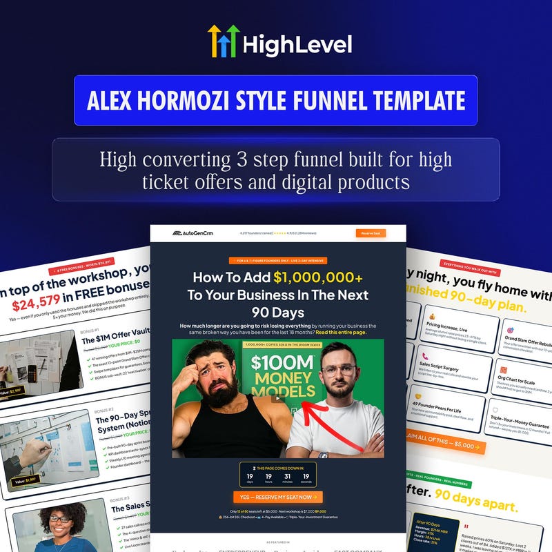 Ghl Funnel Landing Page - Etsy
