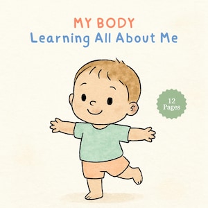 My Body: A Toddler's First Body Parts Book - Watercolor Board Book for ...