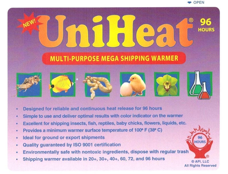 Add-on Item: 72 or 96 Hour Heat Pack - Etsy Canada