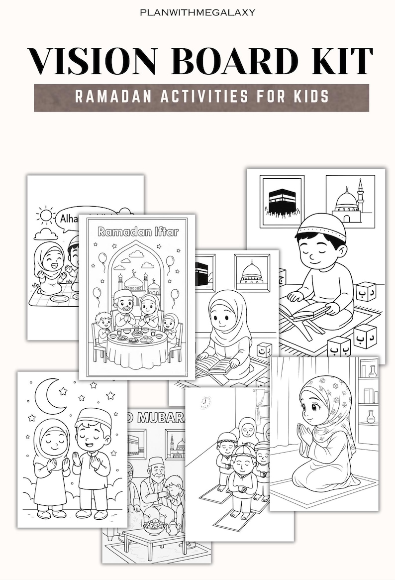 Kids Ramadan Planner 2026, Islamic Activity Journal (digital Download ...