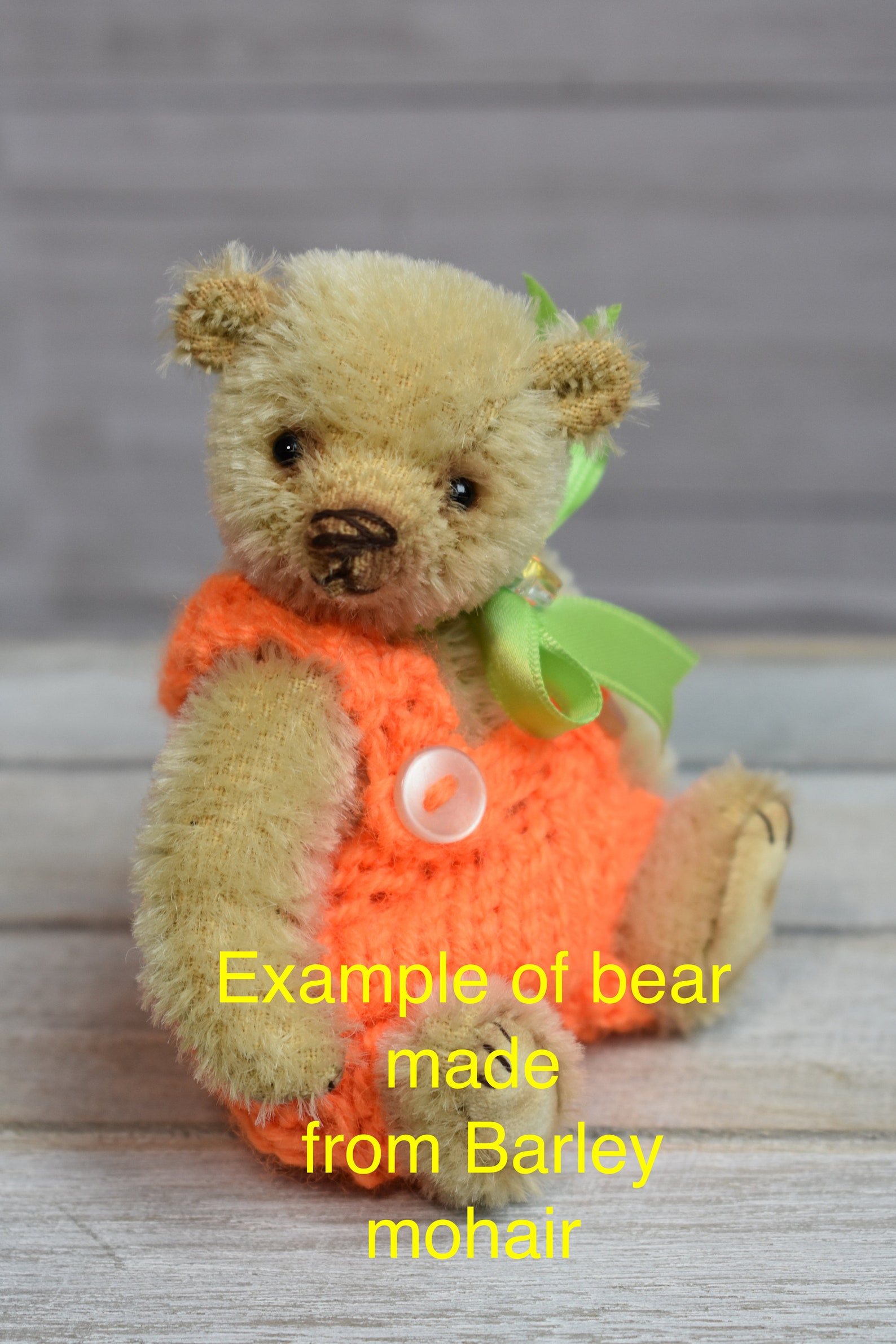 Complete Sewing Kit to Make 'ada' Teddy Bear - 4.5" - Choice of Mohair ...