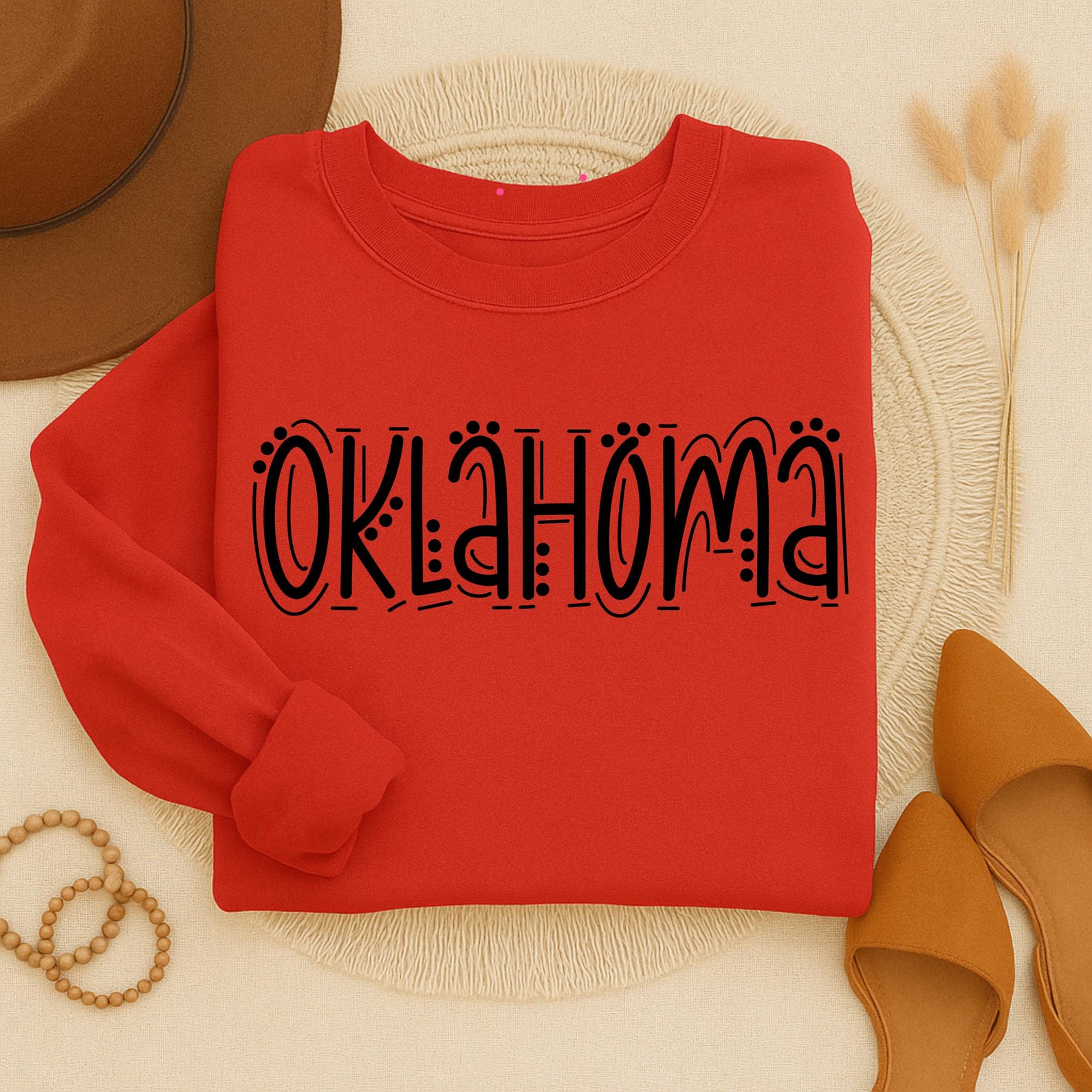 Oklahoma Doodle Letters With PNG and SVG Files - Etsy