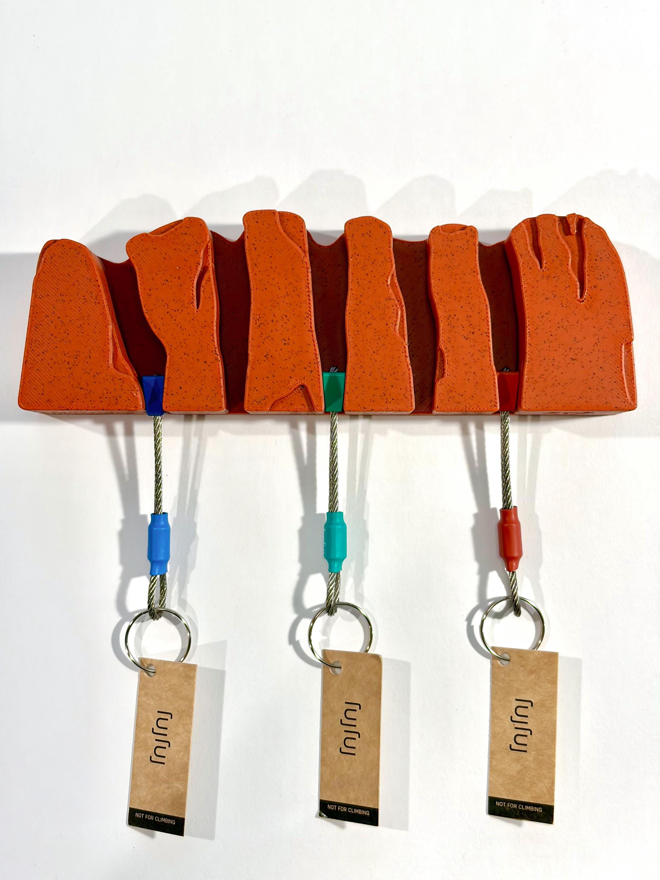 Large Moab Wall Street Key Holder With 3 Climbing Keychains Bundle - Etsy