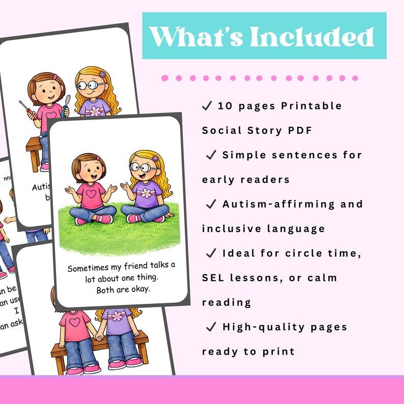My Friend Has Autism | Autism Social Story for Kids | Inclusion ...
