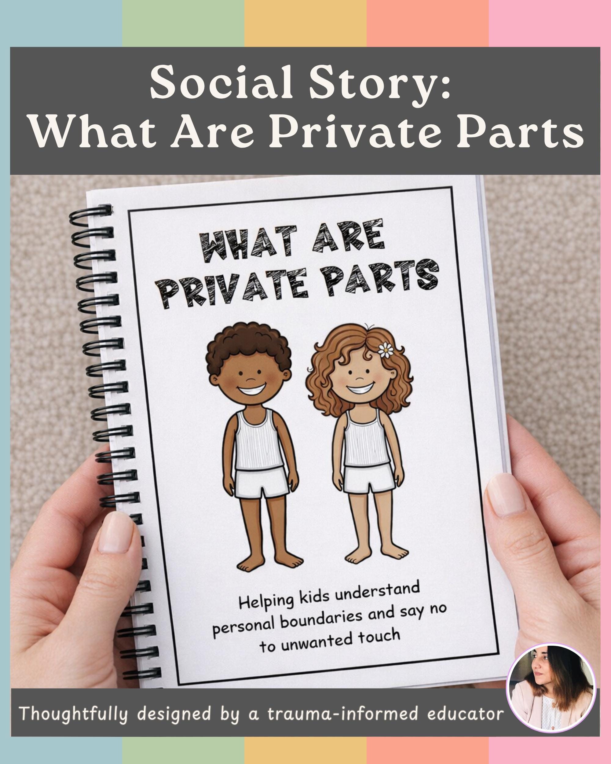 Private Parts Social Story Printable | Body Safety for Kids | Autism ...