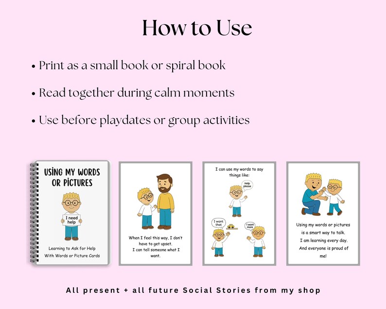 Social Stories for Kids Growing Bundle: 15+ Social Stories, Emotional ...