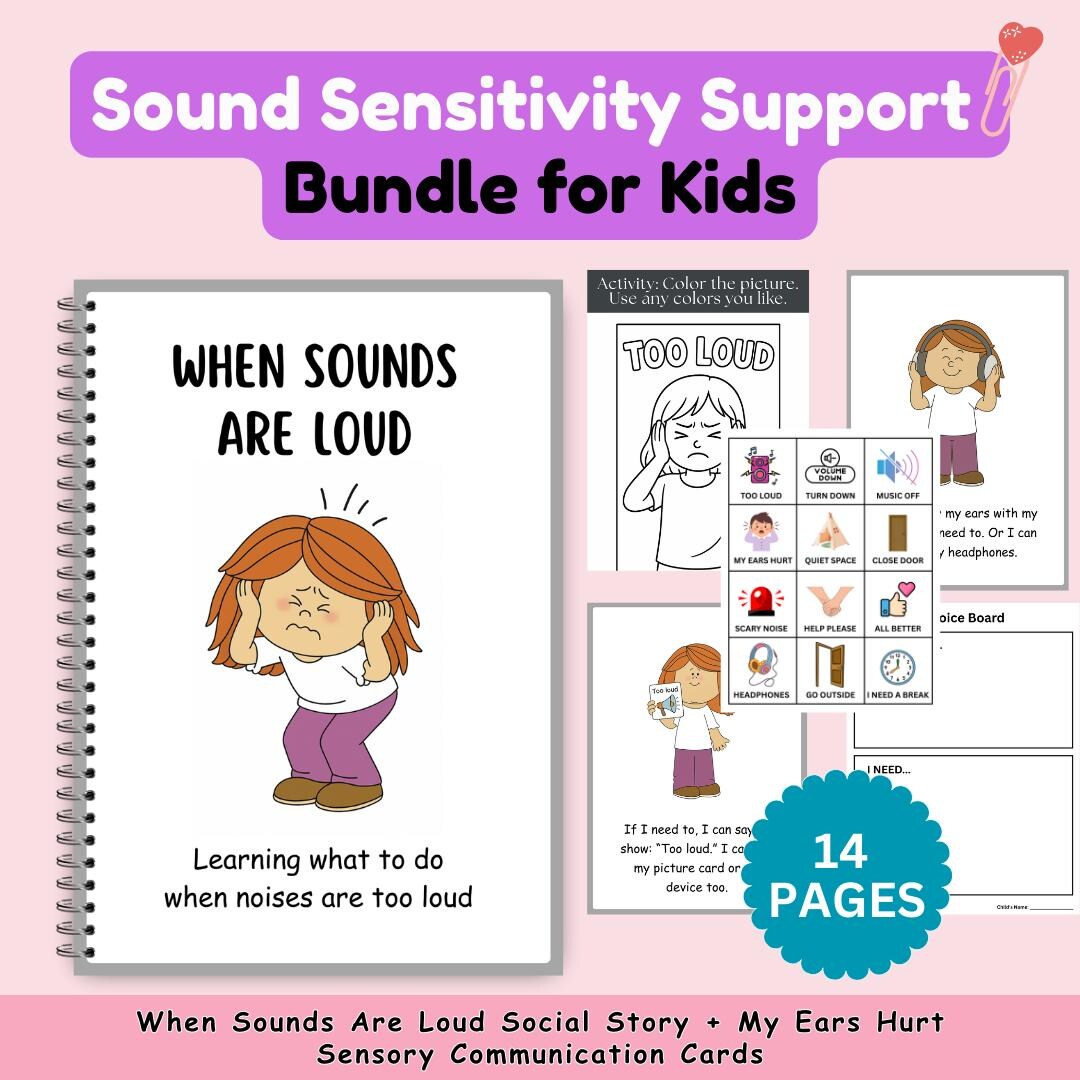 Sound Sensitivity Support Bundle for Kids | Autism Social Story ...