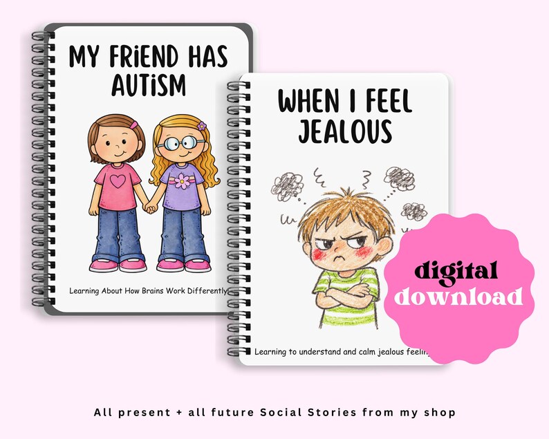 Social Stories for Kids Growing Bundle: 15+ Social Stories, Emotional ...