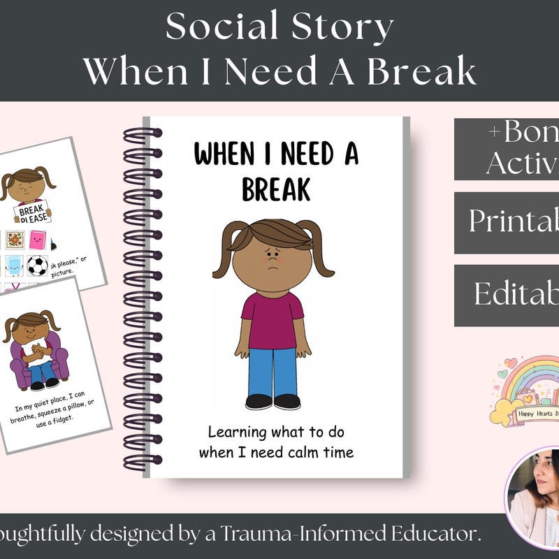 I Need a Break Visual - Etsy