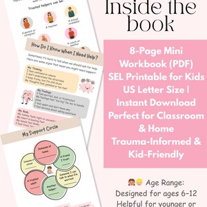 How to Ask for Help Workbook | Kids Emotional Skills (PDF) - Etsy