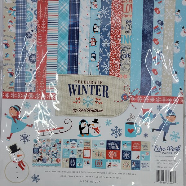 Echo Park Scrapbook Paper - Etsy