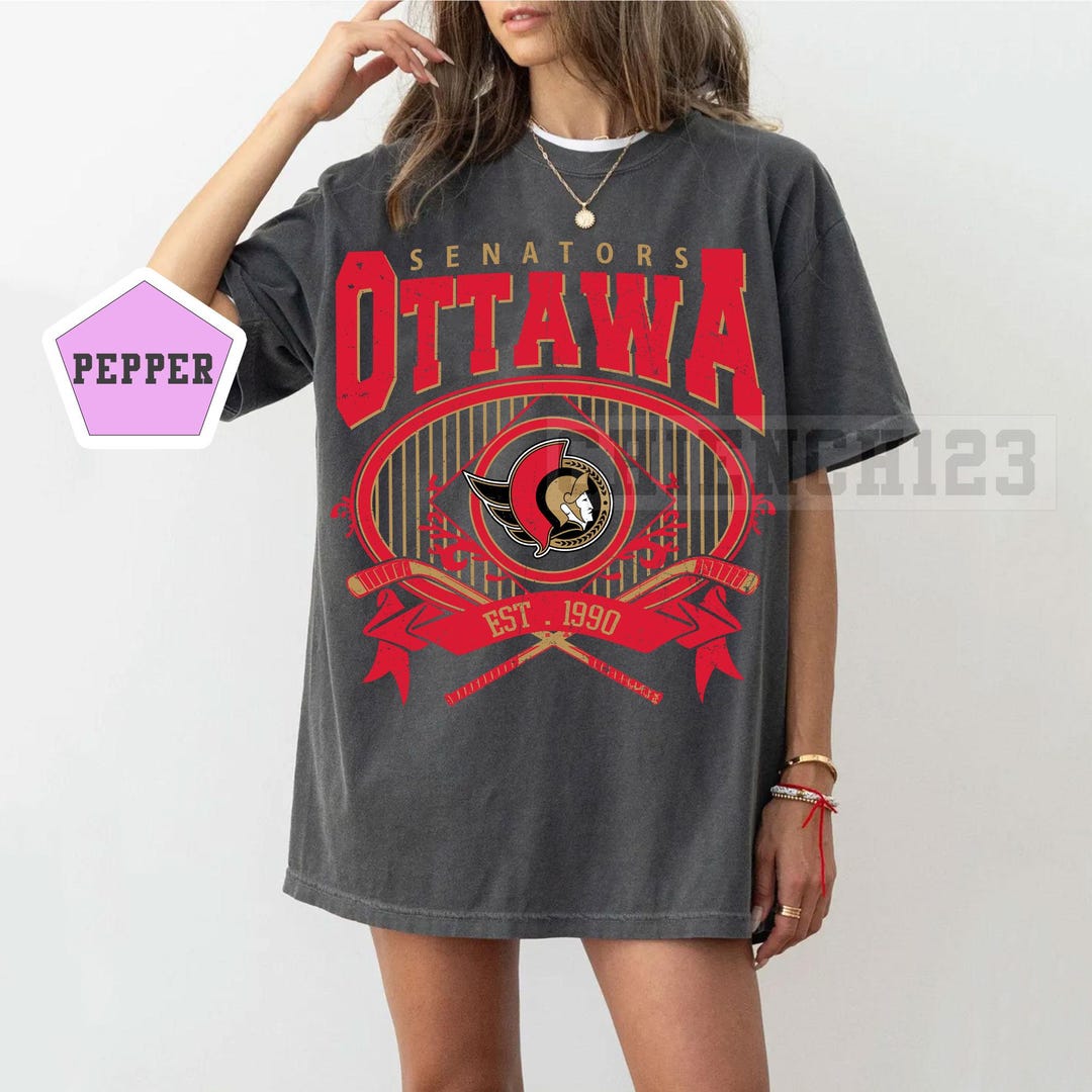 Ottawa Senators Hockey Comfort Colors Shirt – NHL Senators Fan Tee ...