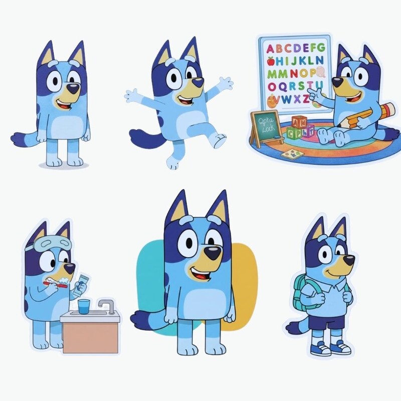 Bluey Transparent Png - Etsy