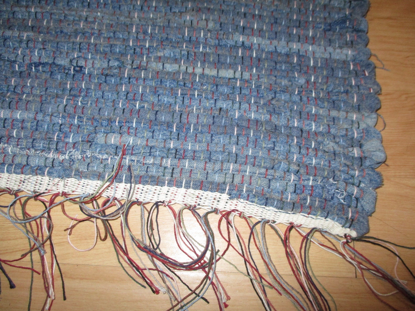 Denim Rug Upcycle Rug Jean Rug Handmade Rug Blue Jean Rug - Etsy