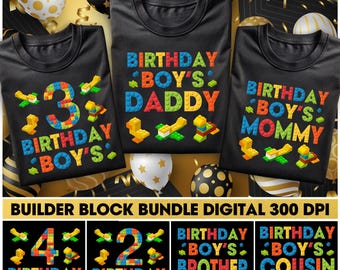 Building Blocks Family Birthday Png, Building Block Birthday Png ...