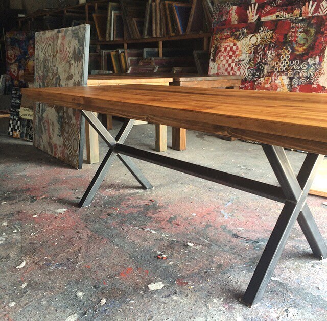 Custom Steel Conference Table Dining Table Made in Dtla - Etsy