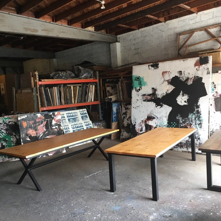 Beautiful Conference Table With Power Big Dining Tables Handcrafted in ...