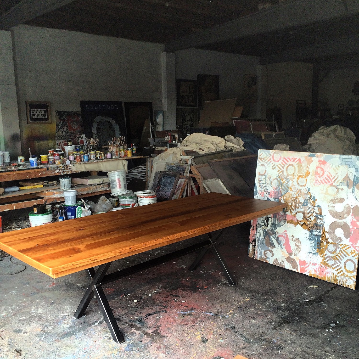 Custom Steel Conference Table Dining Table Made in Dtla - Etsy