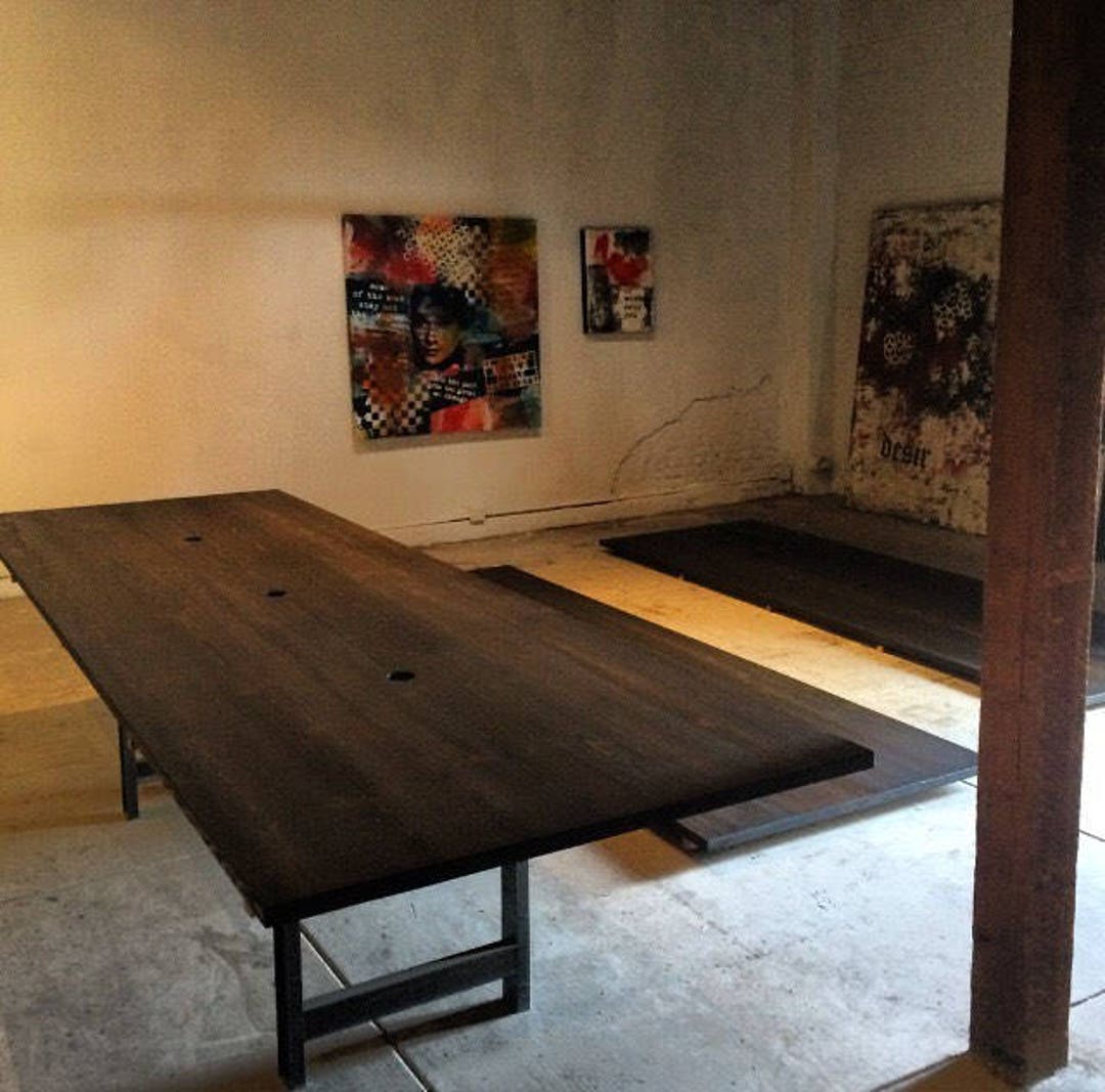 Conference Table Big Dining Table Handcrafted in LA - Etsy