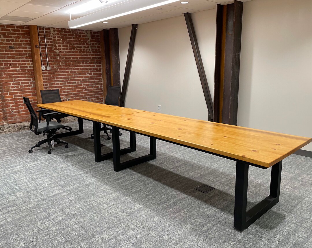 Contemporary Conference Table || Handcrafted in LA - Etsy