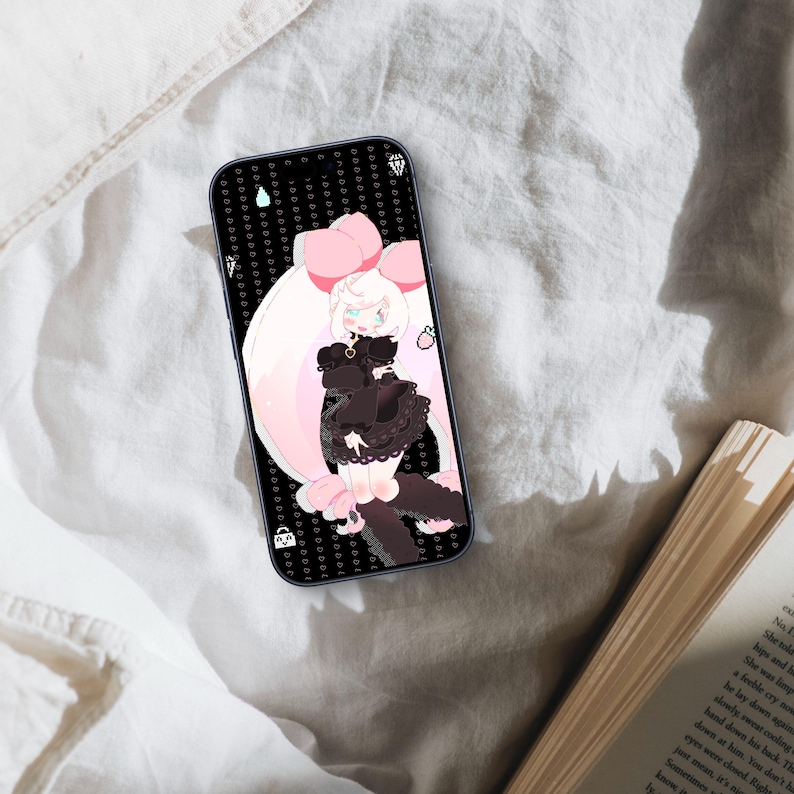 Jirai Kei Girl Wallpaper | Pink Anime Iphone+desktop+ipad Screensaver ...