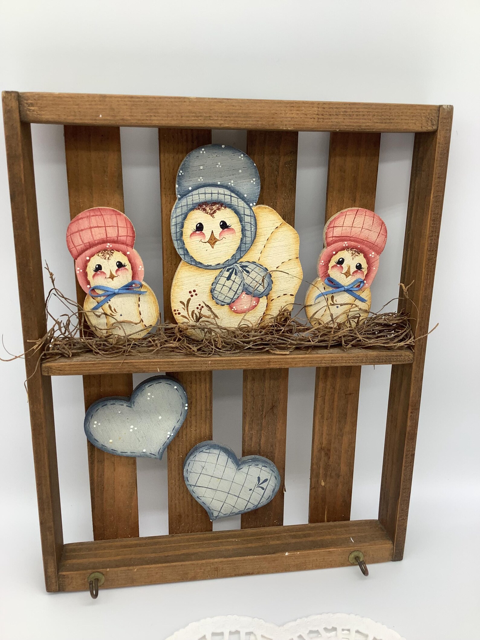 Country Hen Key Holder-chicken Kitchen Decor-hen & Chicks Wall Decor ...