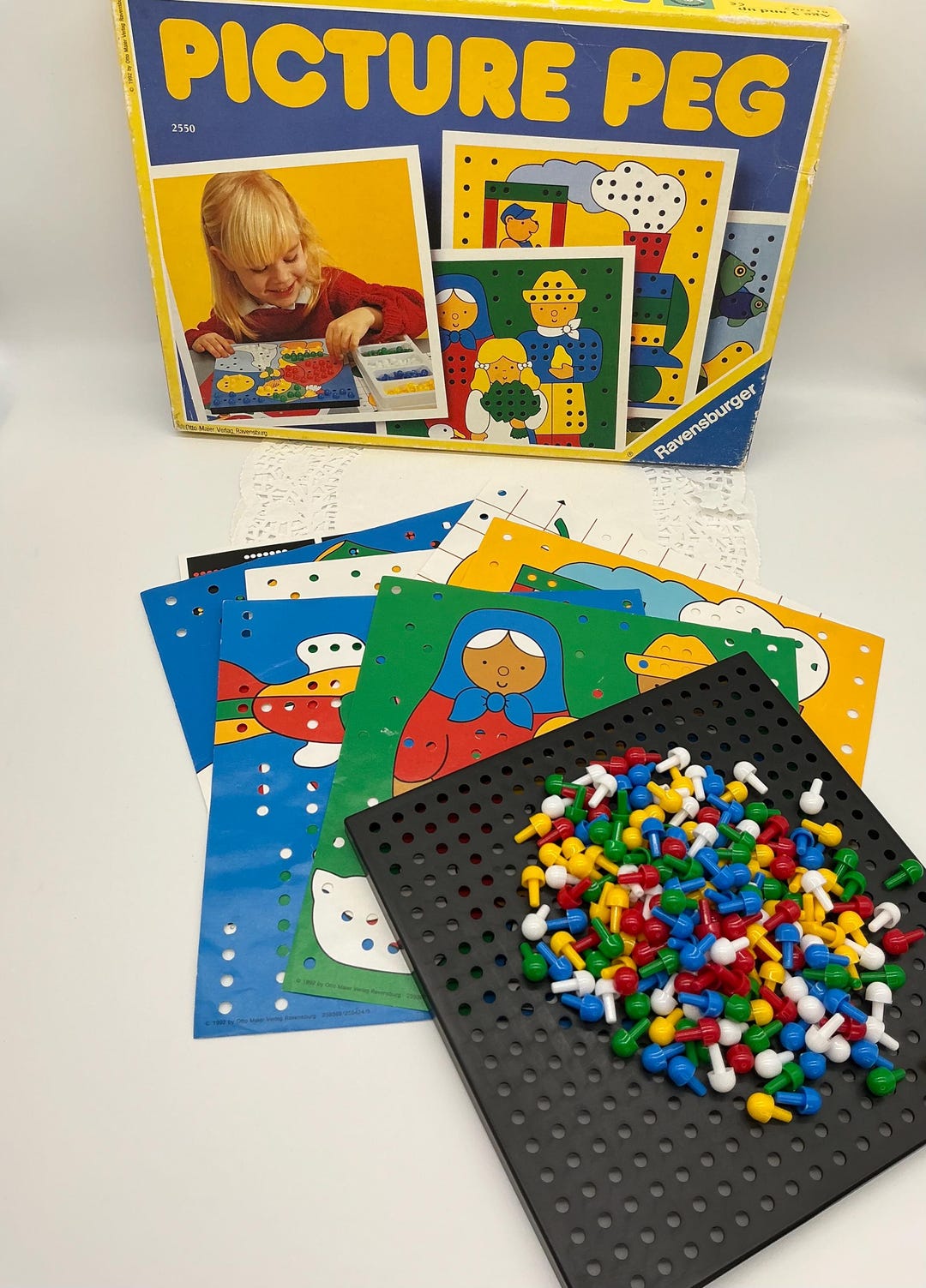 Picture Peg Game-discovery Toys Game-peg Board Game by Ravensburger ...