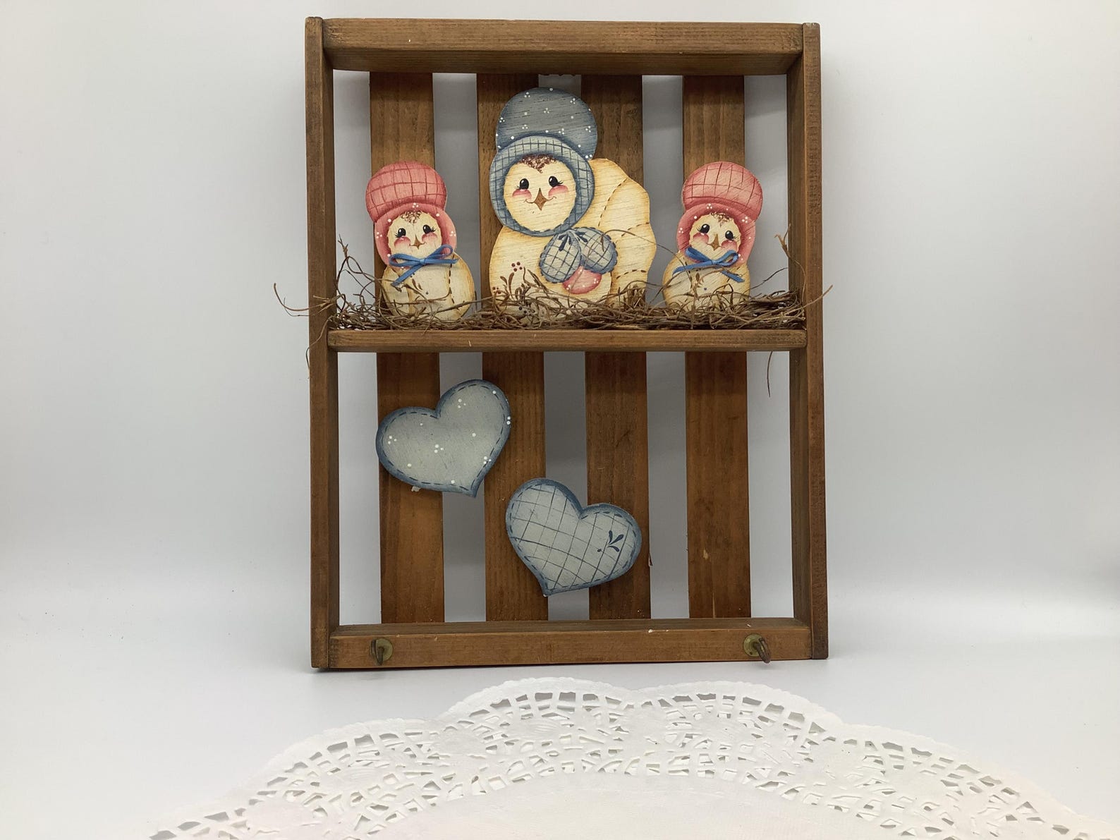 Country Hen Key Holder-chicken Kitchen Decor-hen & Chicks Wall Decor ...