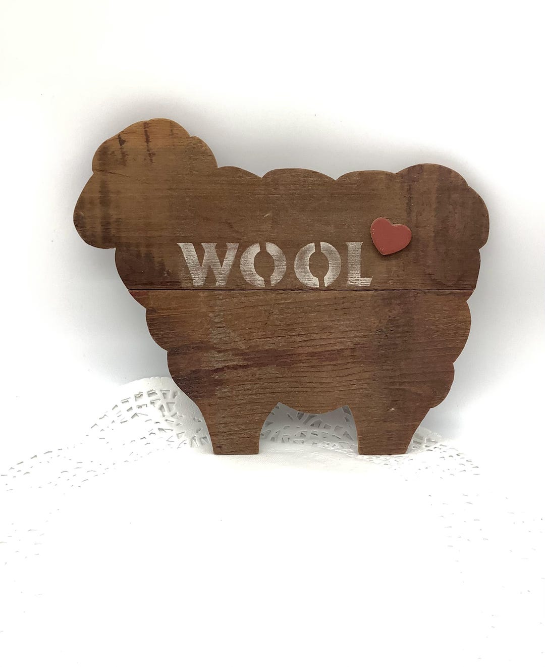 Wooden Sheep Folk Art-1980's Art by Fransens Folk Art-sheep Collectible ...