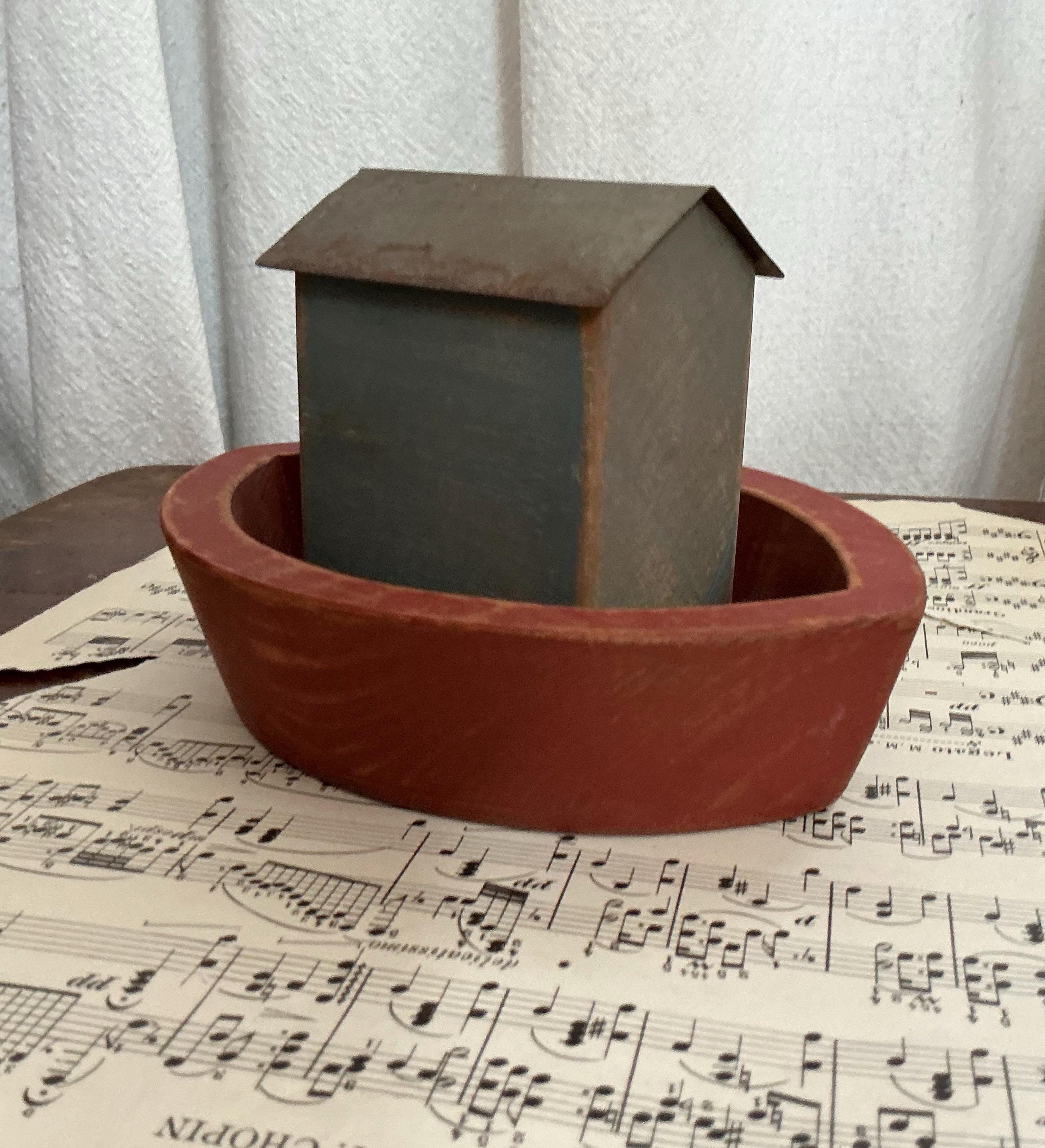 Primitive Noah's Ark-folk Art Noah's Ark-vintage Noah's Ark-hand Made ...