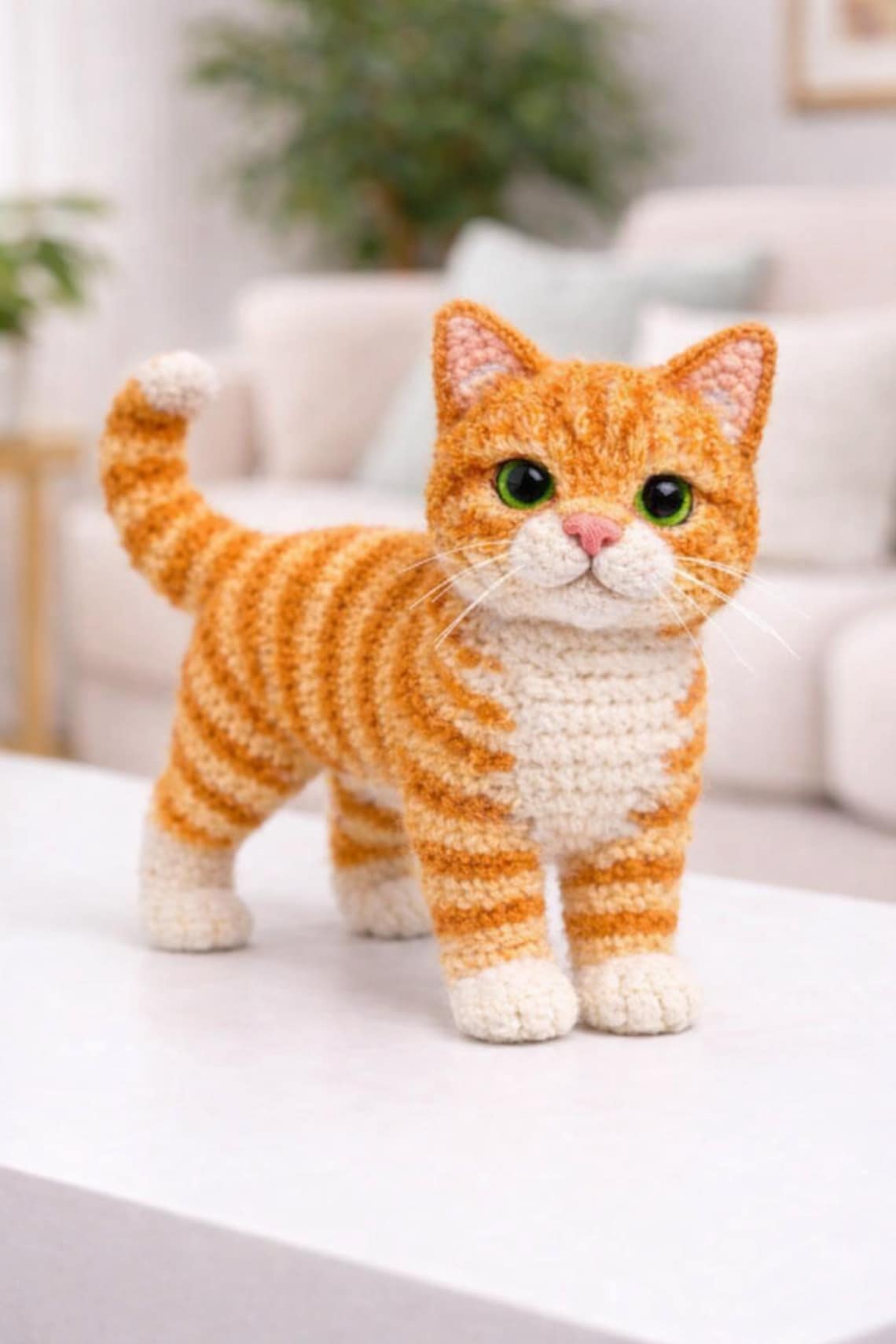Crochet Orange Tabby Cat Pattern | Amigurumi Cat PDF - Etsy