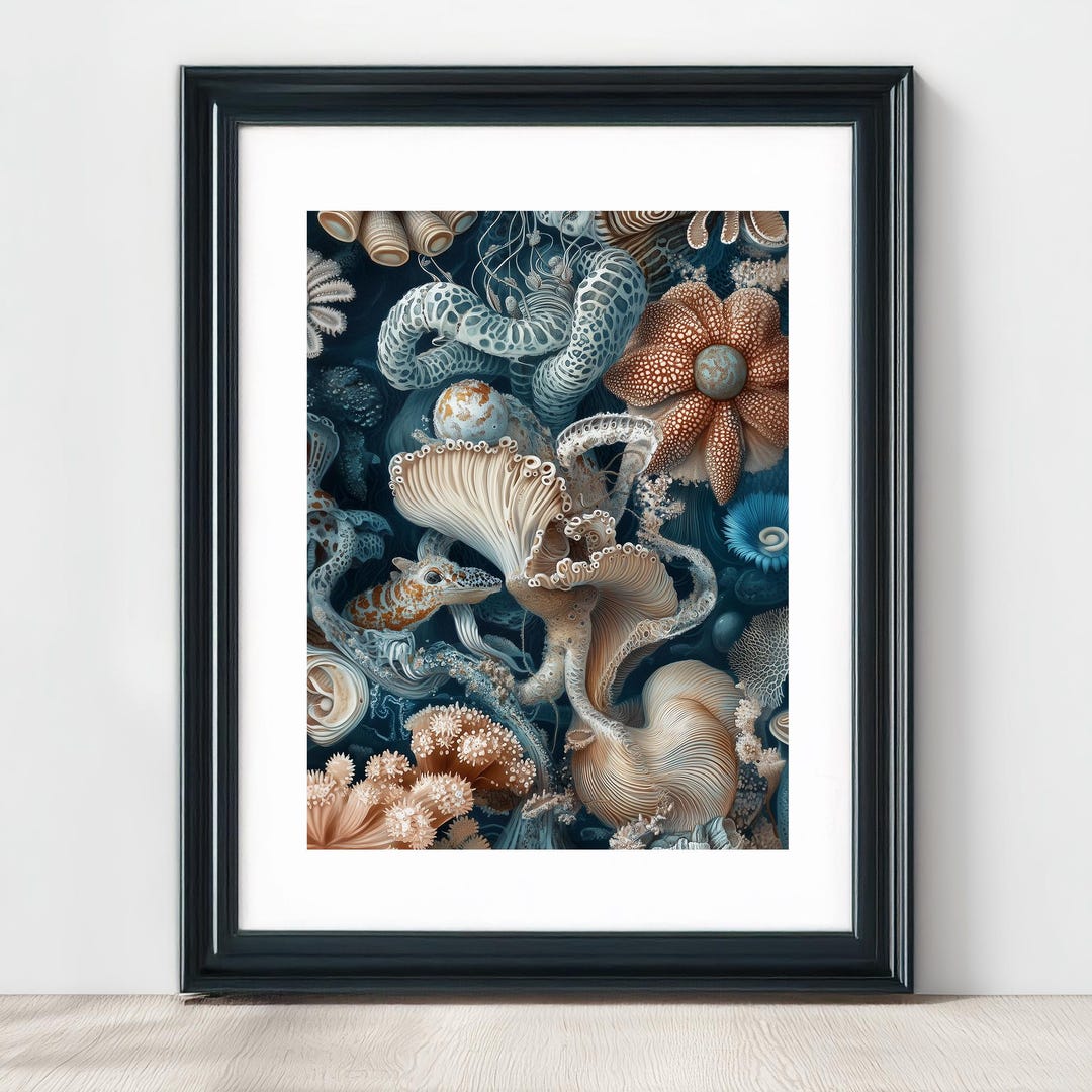 Naturalist Marine Digital Print | Zoological Illustration | Vintage ...