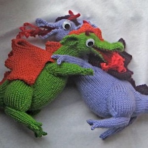 Toy Dragon - KNITTING PATTERN – Pdf File by Automatic Download - Etsy