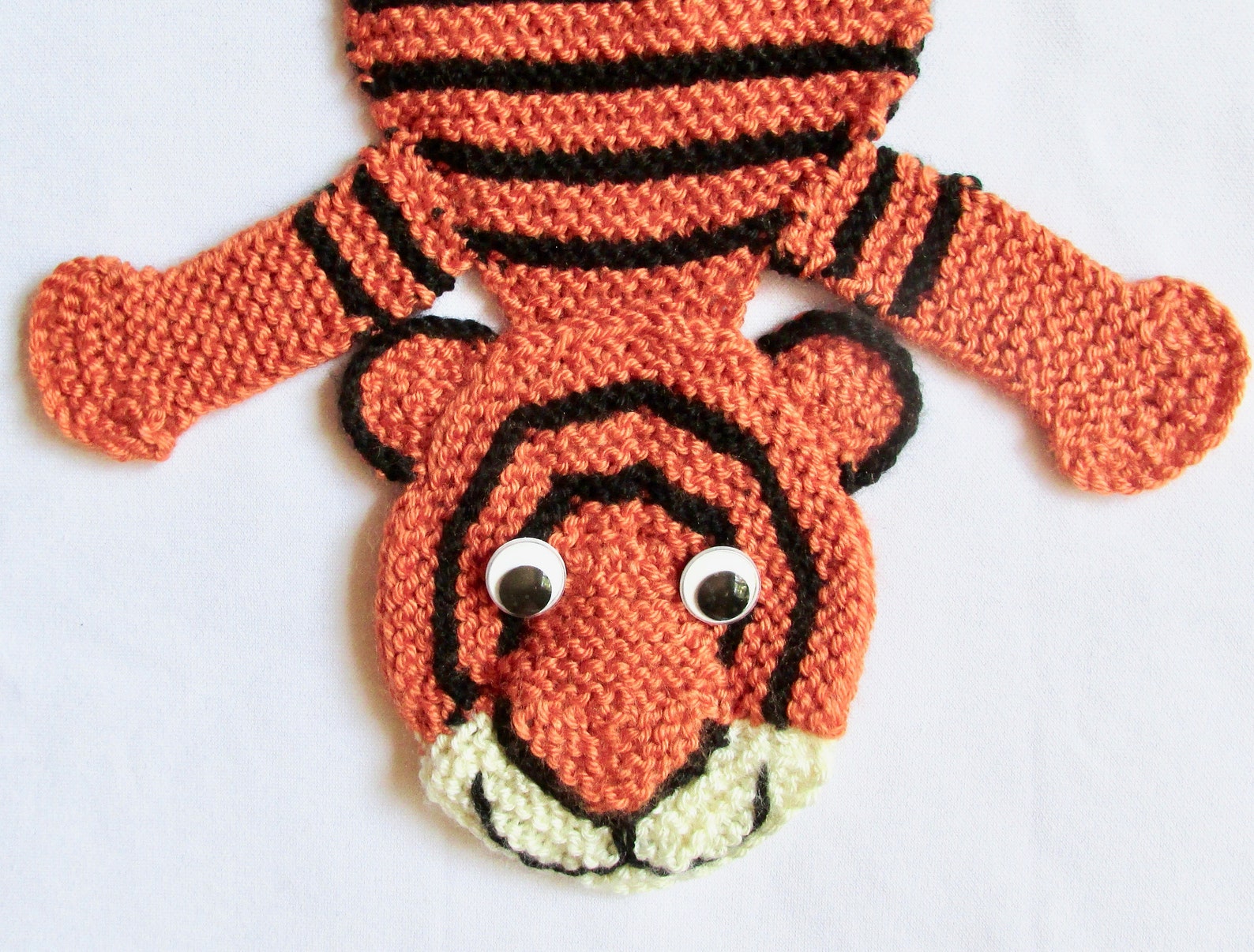 Tiger Scarf KNITTING PATTERN Pdf File by Automatic - Etsy