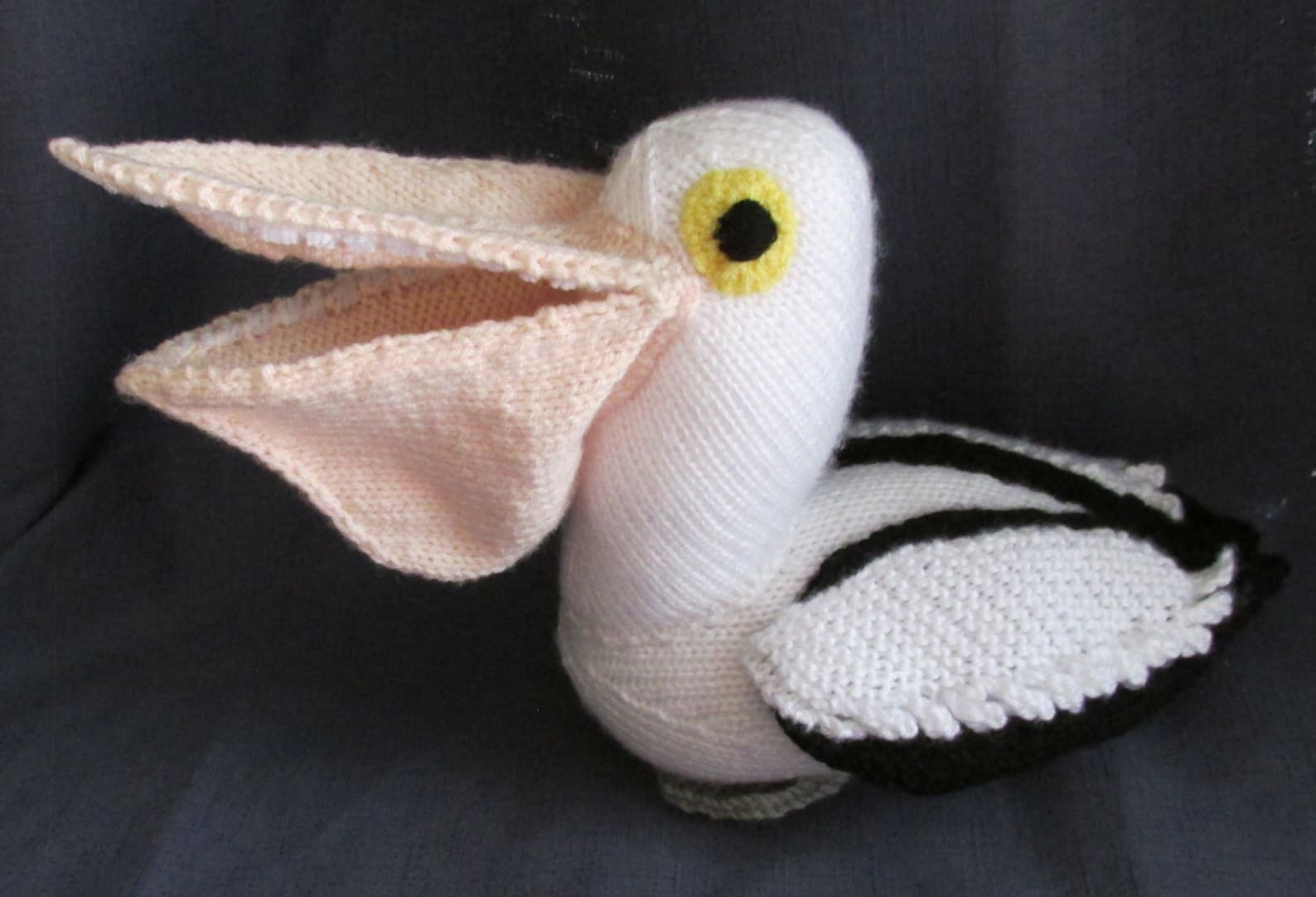 Toy Pelican KNITTING PATTERN Pdf File by Automatic - Etsy